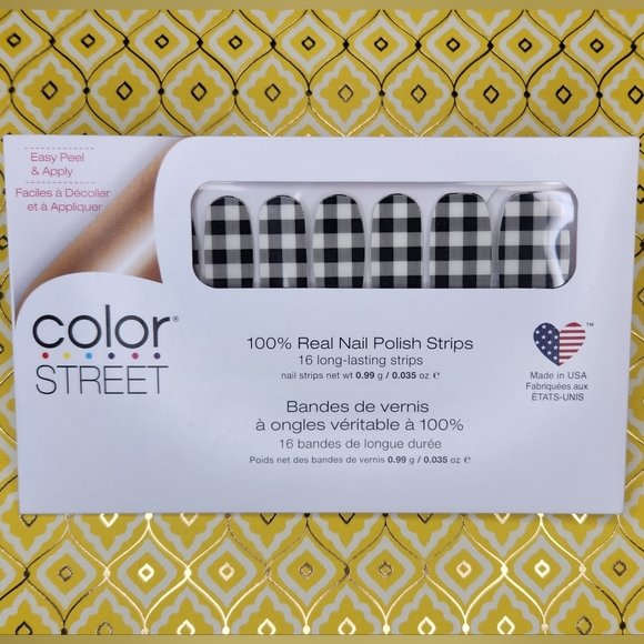 Color Street | Makeup | Color Street Plaid About You Clear Overlay ...